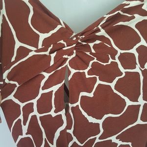 George | Tops | George Giraffe Print Top | Poshmark